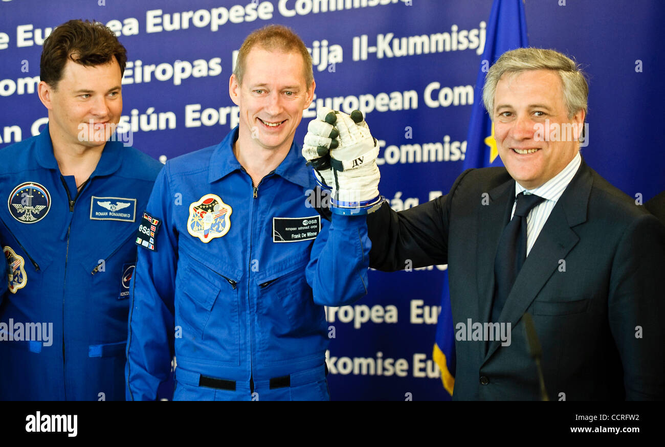 EU Industry and Entrepreneurship Commissioner, Italian Antonio Tajani ...