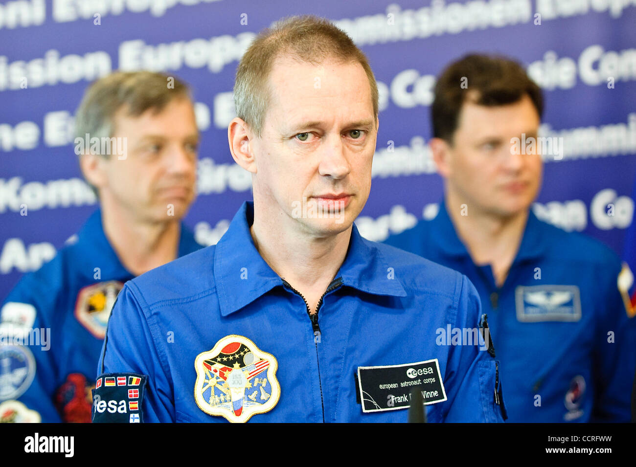 Last International Space Station (ISS) Commander, Belgian Frank De ...