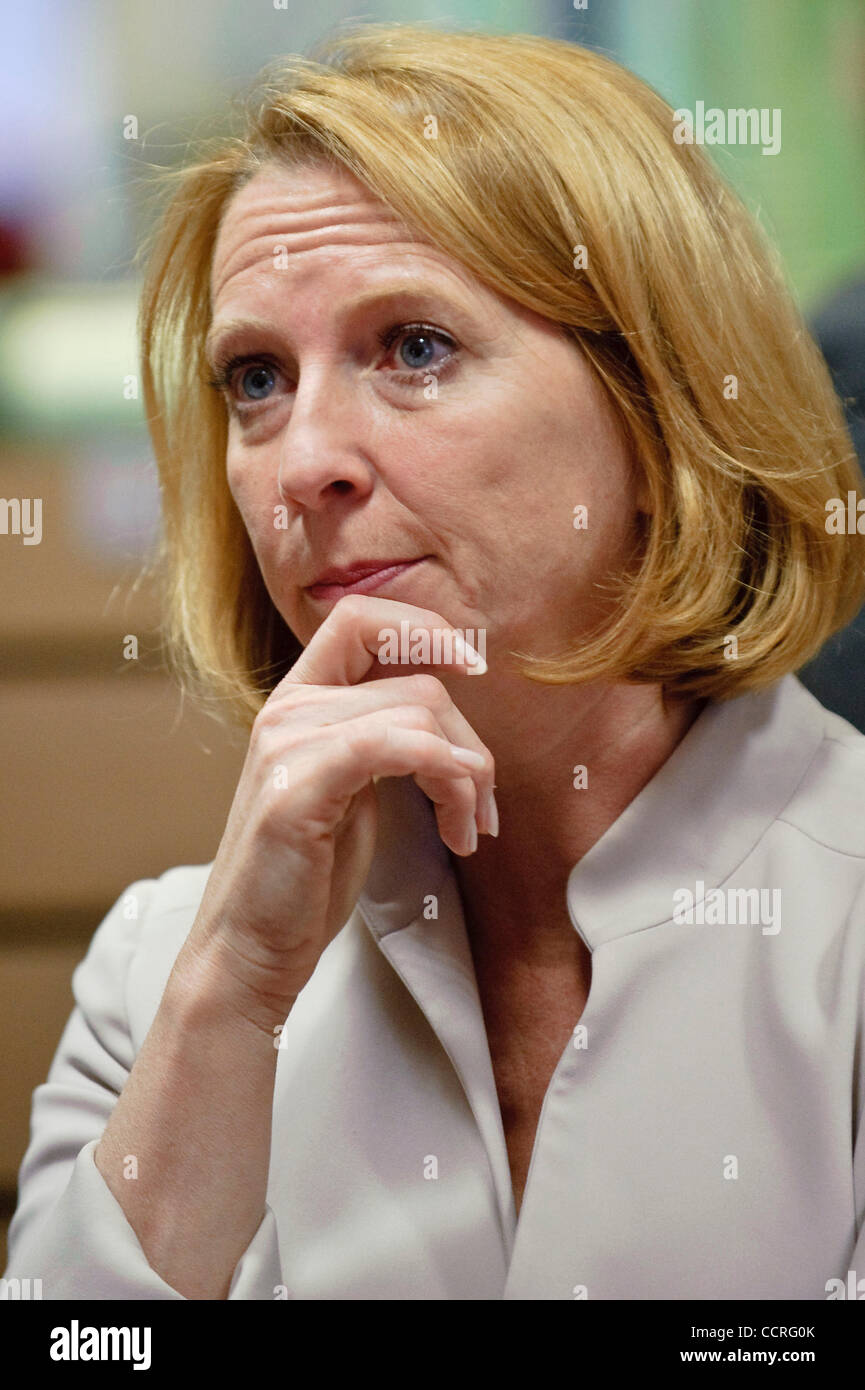 Austrian Transport minister Doris Bures at the start of a Special ...