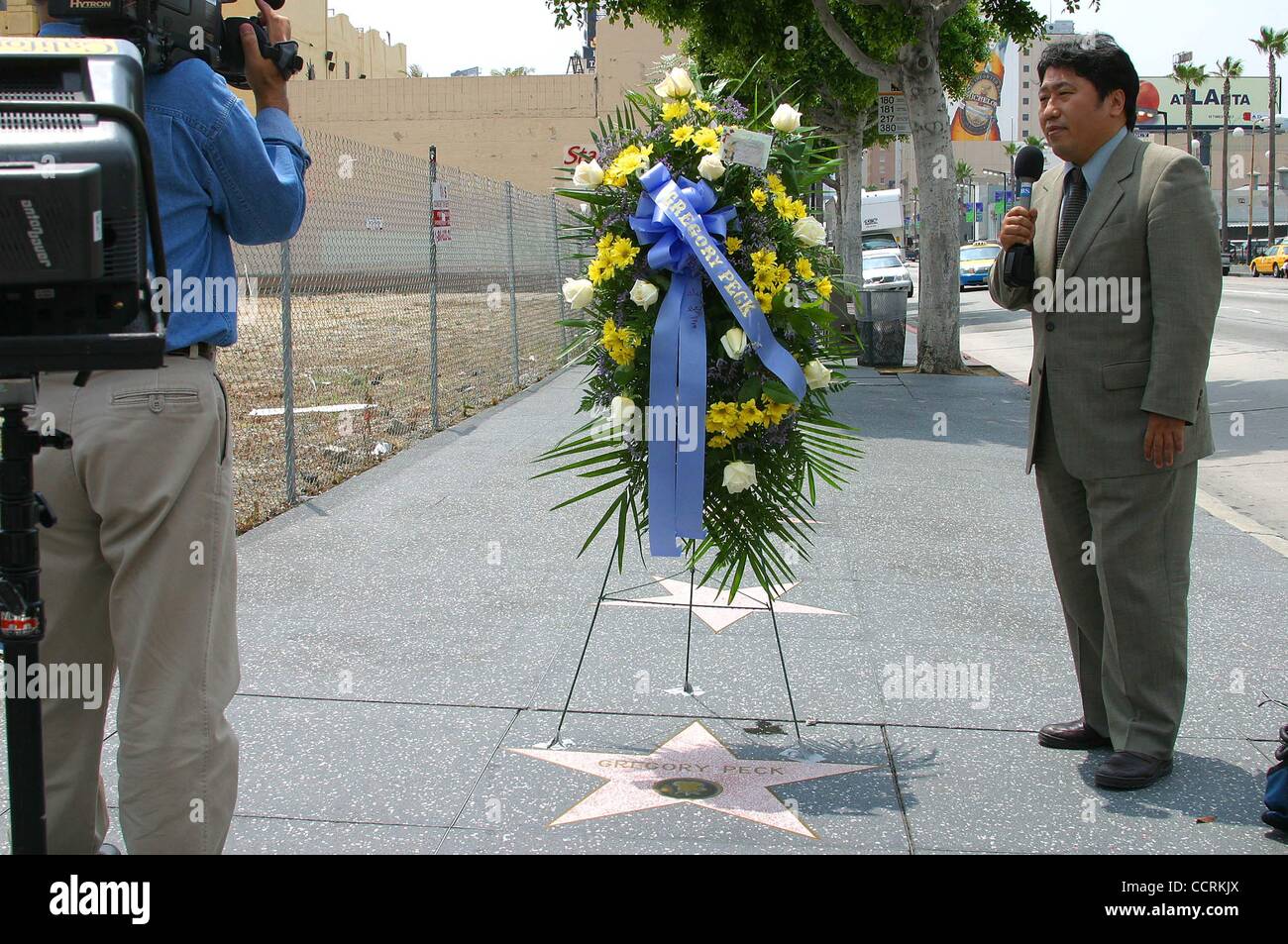 June 12, 2003 - Hollywood, California, U.S. - I7704CHW.GREGORY PECK ...
