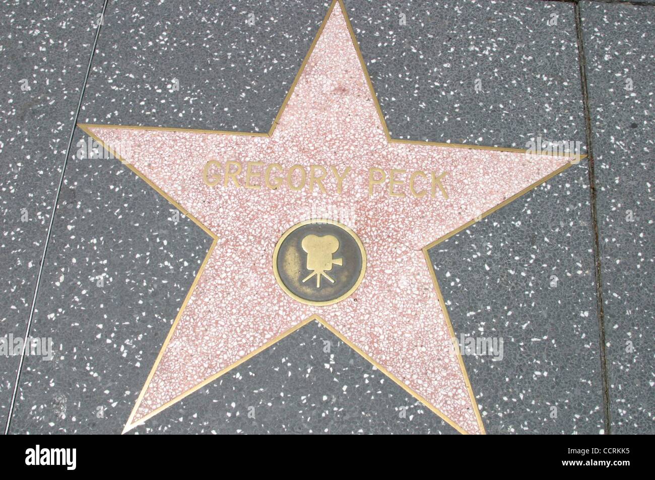 June 12, 2003 - Hollywood, California, U.S. - I7704CHW.GREGORY PECK ...