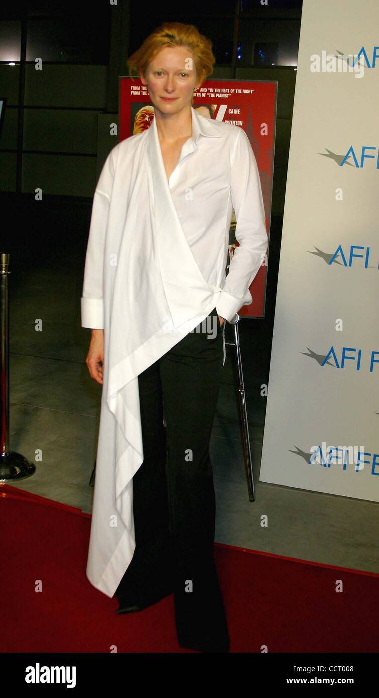 Nov. 12, 2003 - Hollywood, California, U.S. - I8176CHW.TILDA SWINTON AT ...