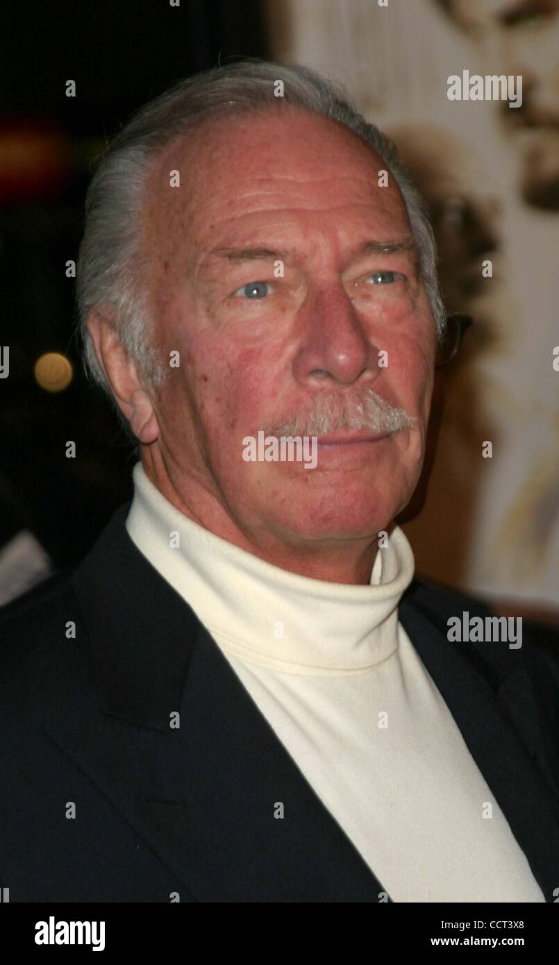 Christopher plummer alexander premiere hi-res stock photography and ...