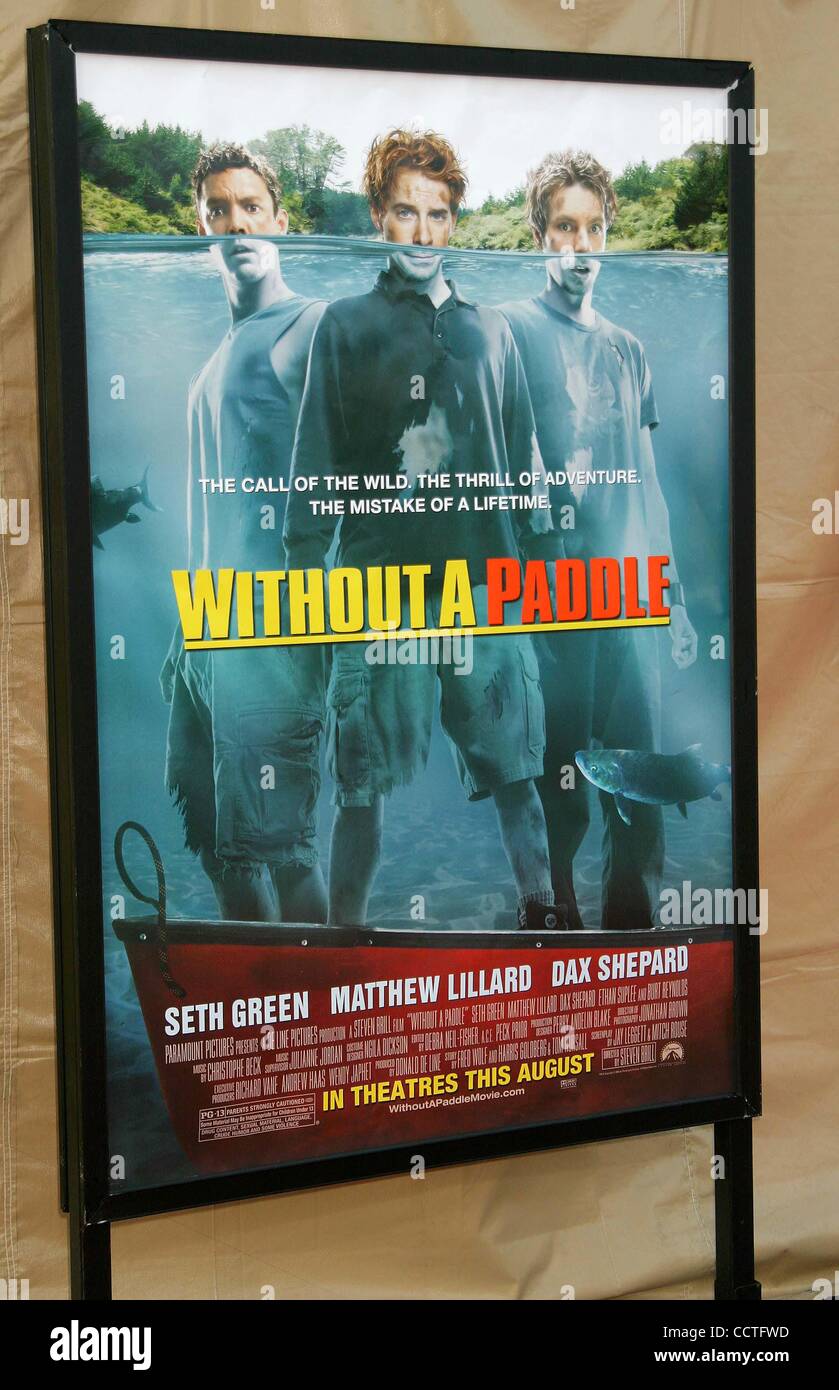 Without A Paddle Poster