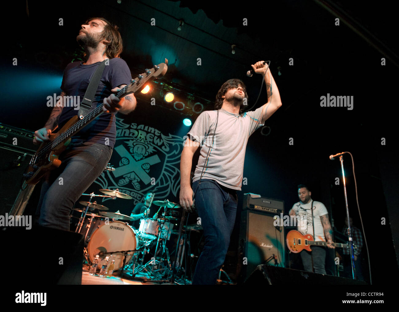 April 22, 2010 - Detroit, Michigan, USA - ALEXISONFIRE performs at ...