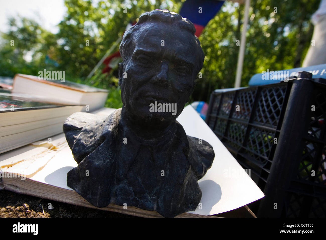 May 25, 2010 - Belgrade, Serbia - A small statue of the late Yugoslav ...