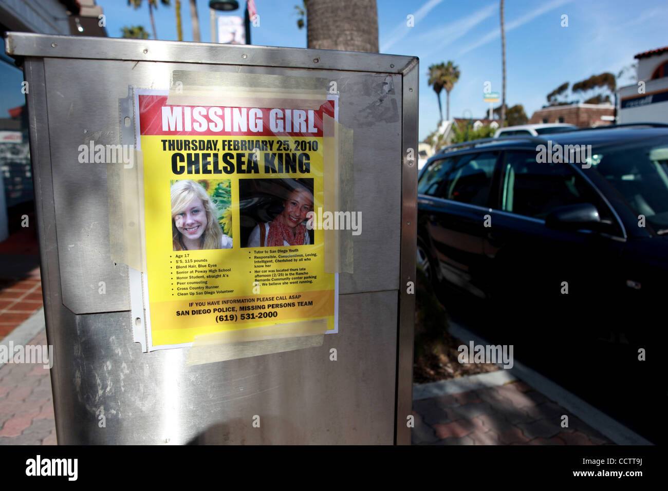 Mar 01, 2010 - San Clemente, California, USA - Posters of the missing ...