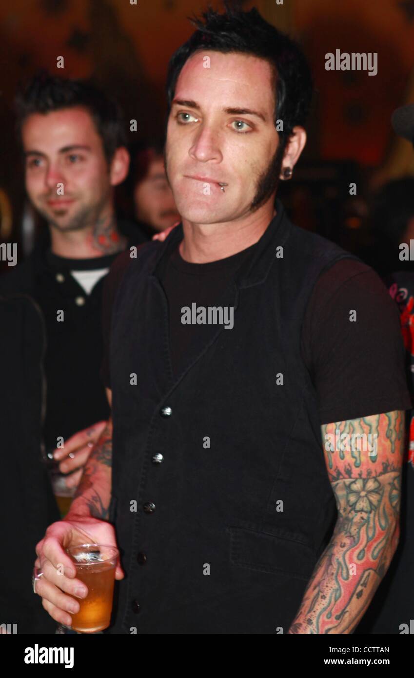 Mar 06, 2010 - Anaheim, California, USA - A.J POPOFF of 'Lit' an ...