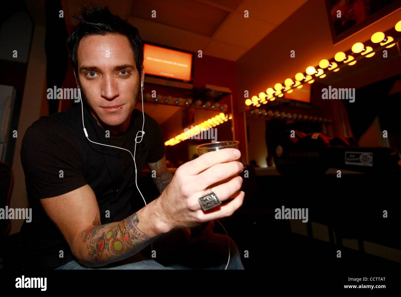 Mar 06, 2010 - Anaheim, California, USA - A.J. POPOFF of 'Lit' an ...