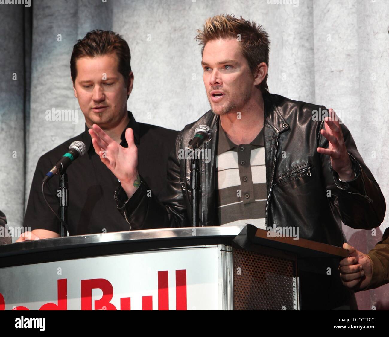 Mar 06, 2010 - Anaheim, California, USA - MARK MCGRATH, right, and ...