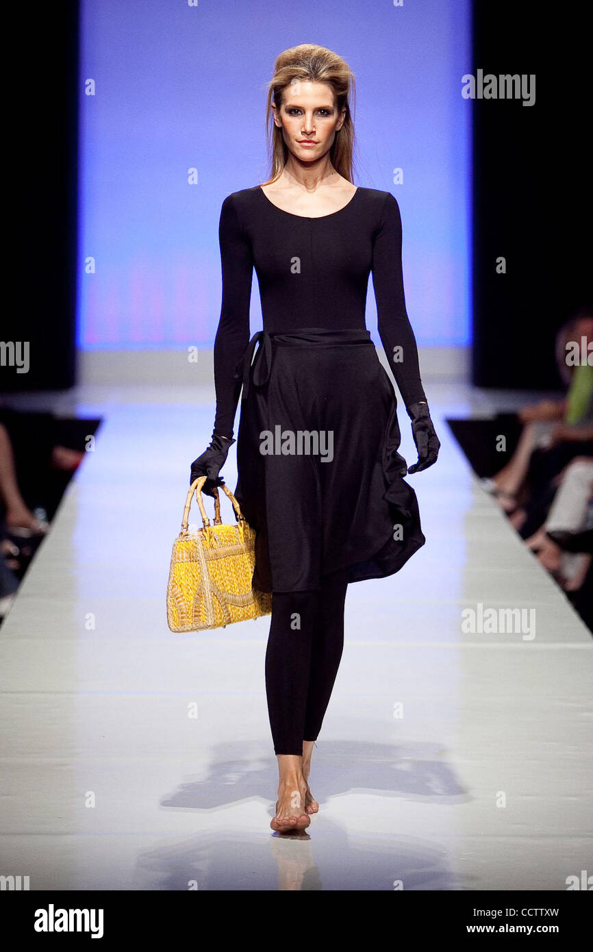 24 March 2010: Handbag designer Harl Taylor of the Bahamas showed his ...