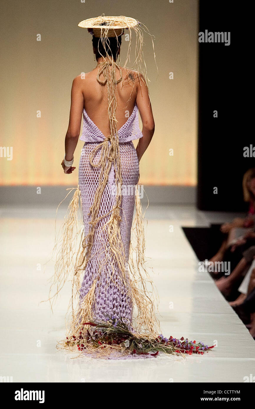 24 March 2010: Jamaican designer K-Bobby showed his designs at the ...
