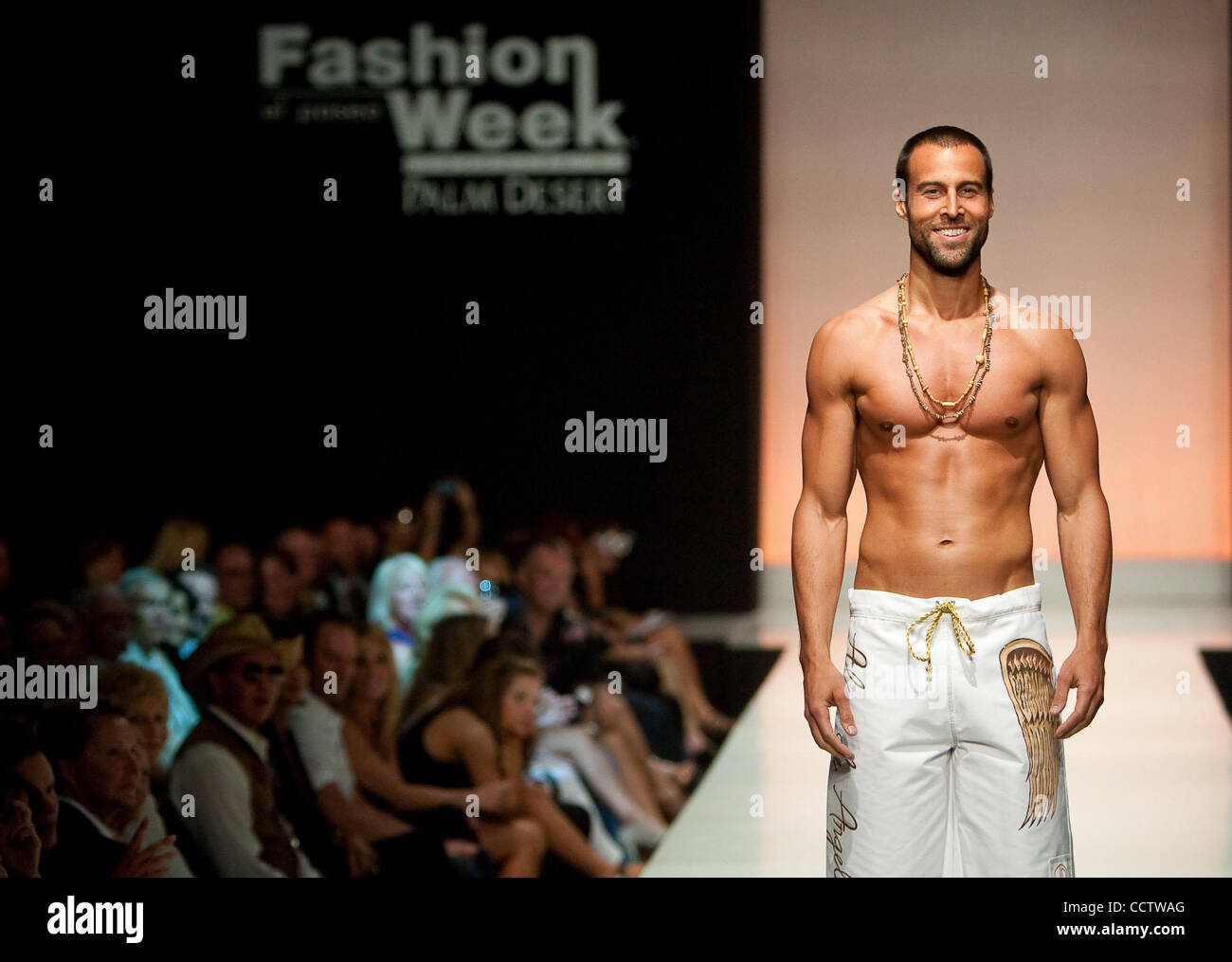 25 March 2010: Jamie Paul Holahan showed his swim wear collection at ...