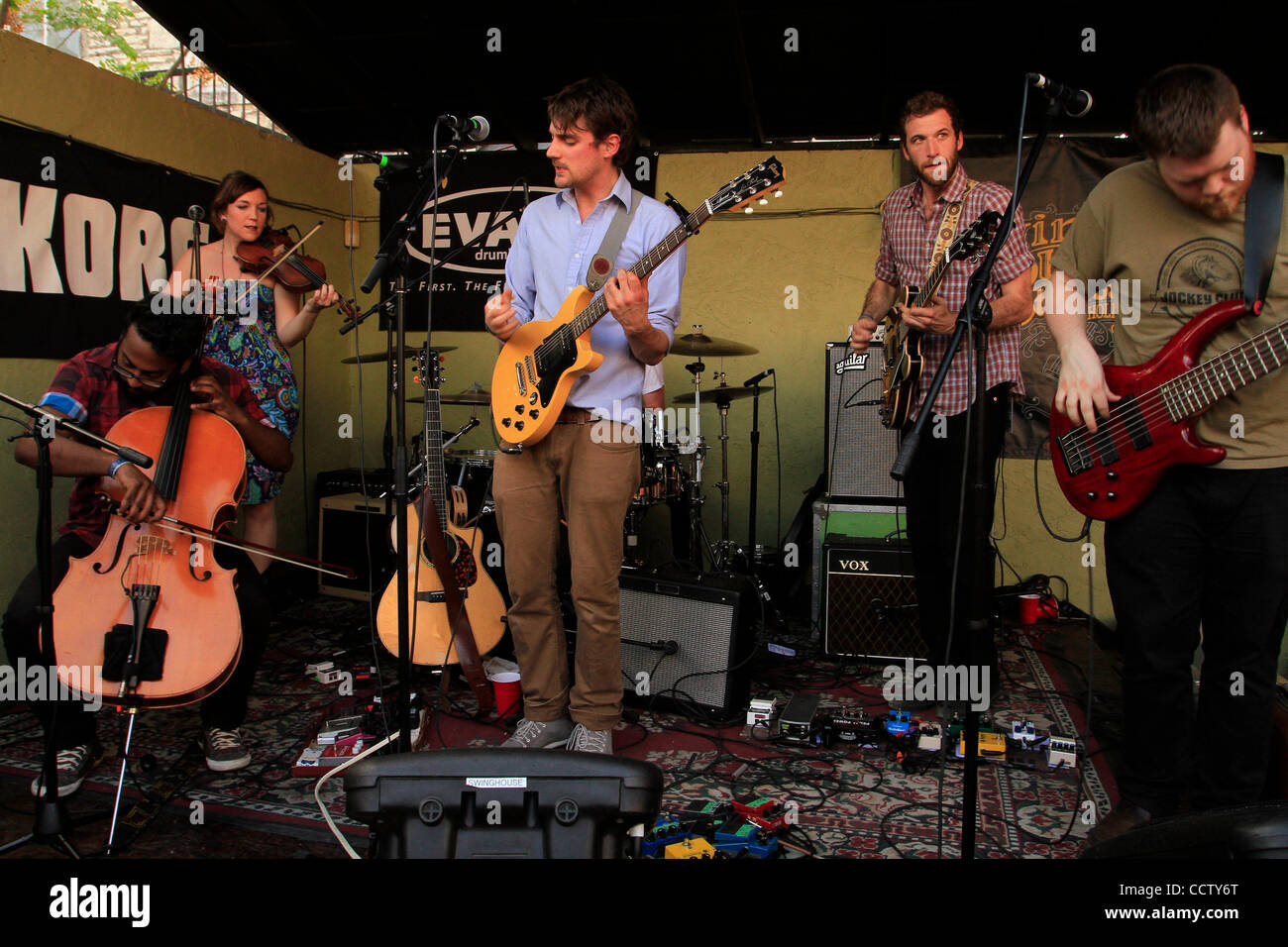 Hey Rosetta performing at The Smoke and Sand showcase on March 19, 2011 during SXSW 2011 at ...