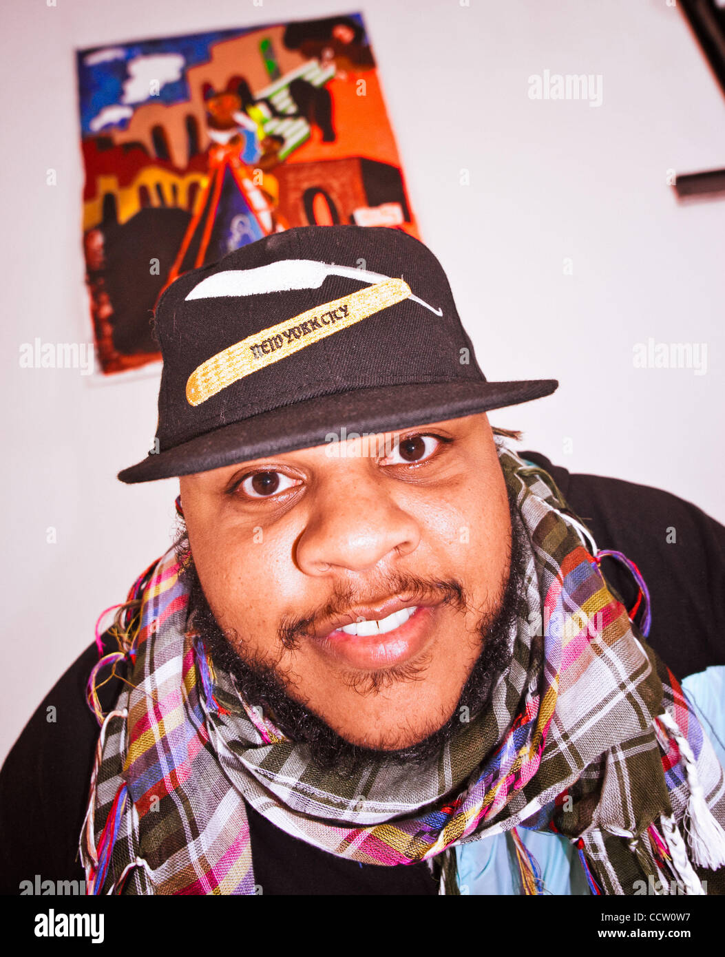 Anthony Mills, painter and half of the rapp duo The Super Viral ...