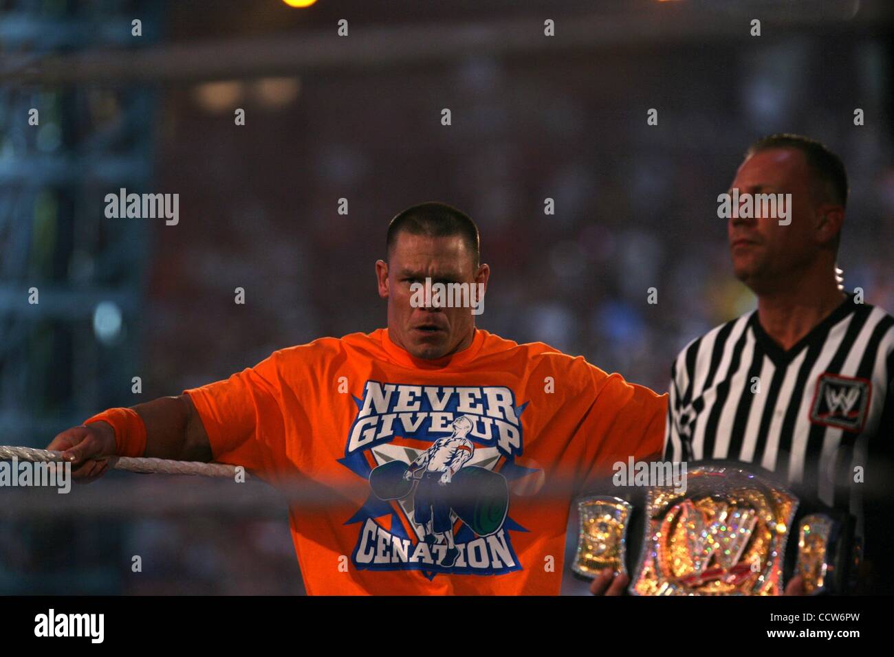 Mar 28, 2010 - Phoenix, Arizona, USA - JOHN CENA during WWE ...