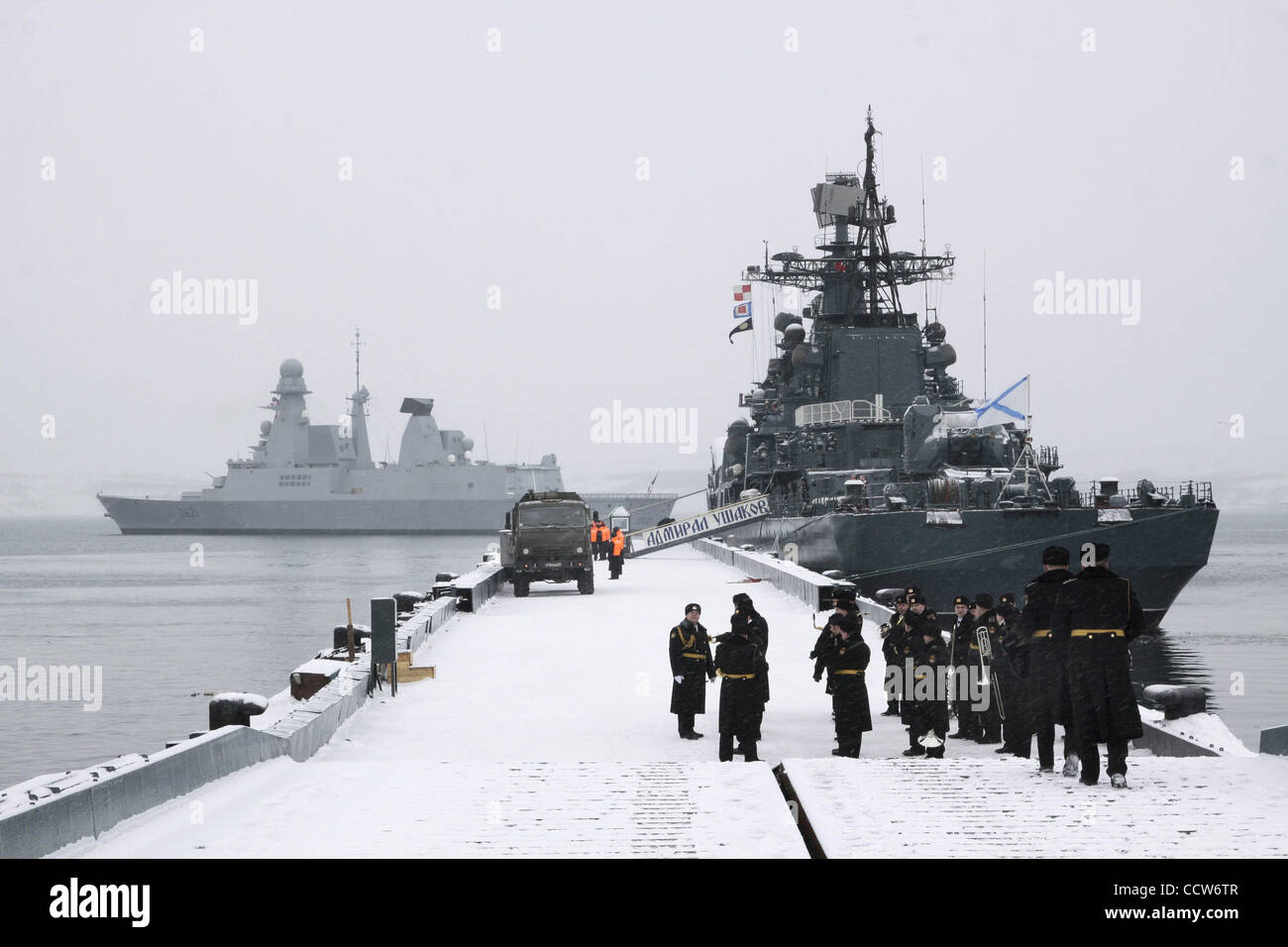 Mar30,2010-Severomorsk, Russian federation-30 March visit to the main ...