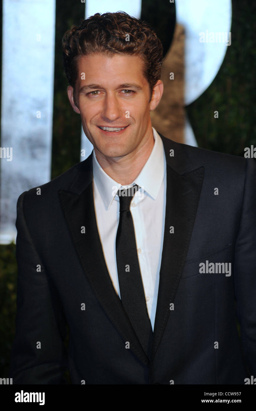 Matthew Morrison arrives at the Vanity Fair Dinner And After Party ...