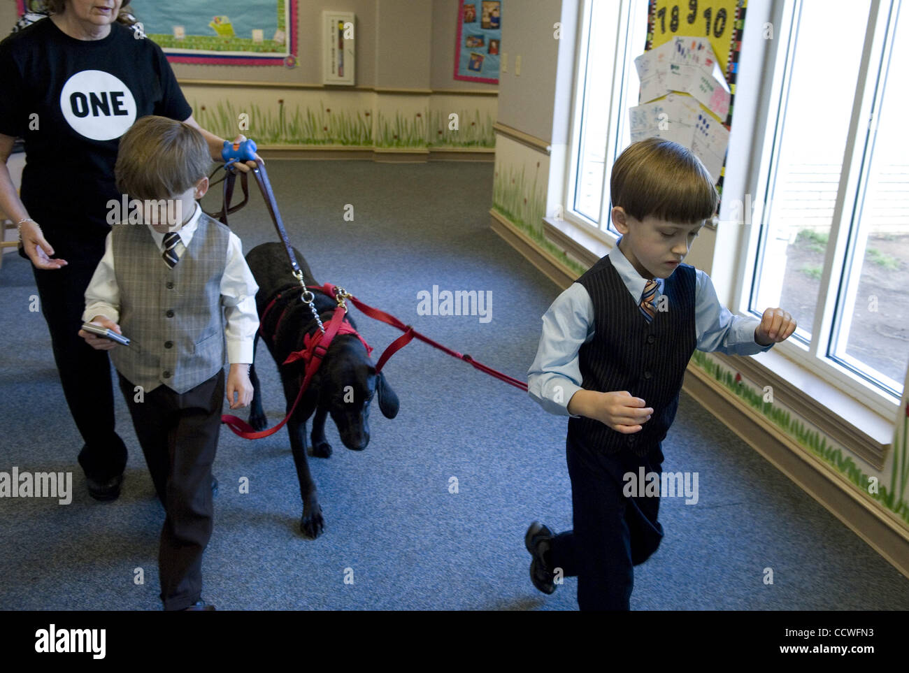 Apr. 25, 2010 - Marietta, GA - Ben and Sam Schwenker are 6-year-old ...