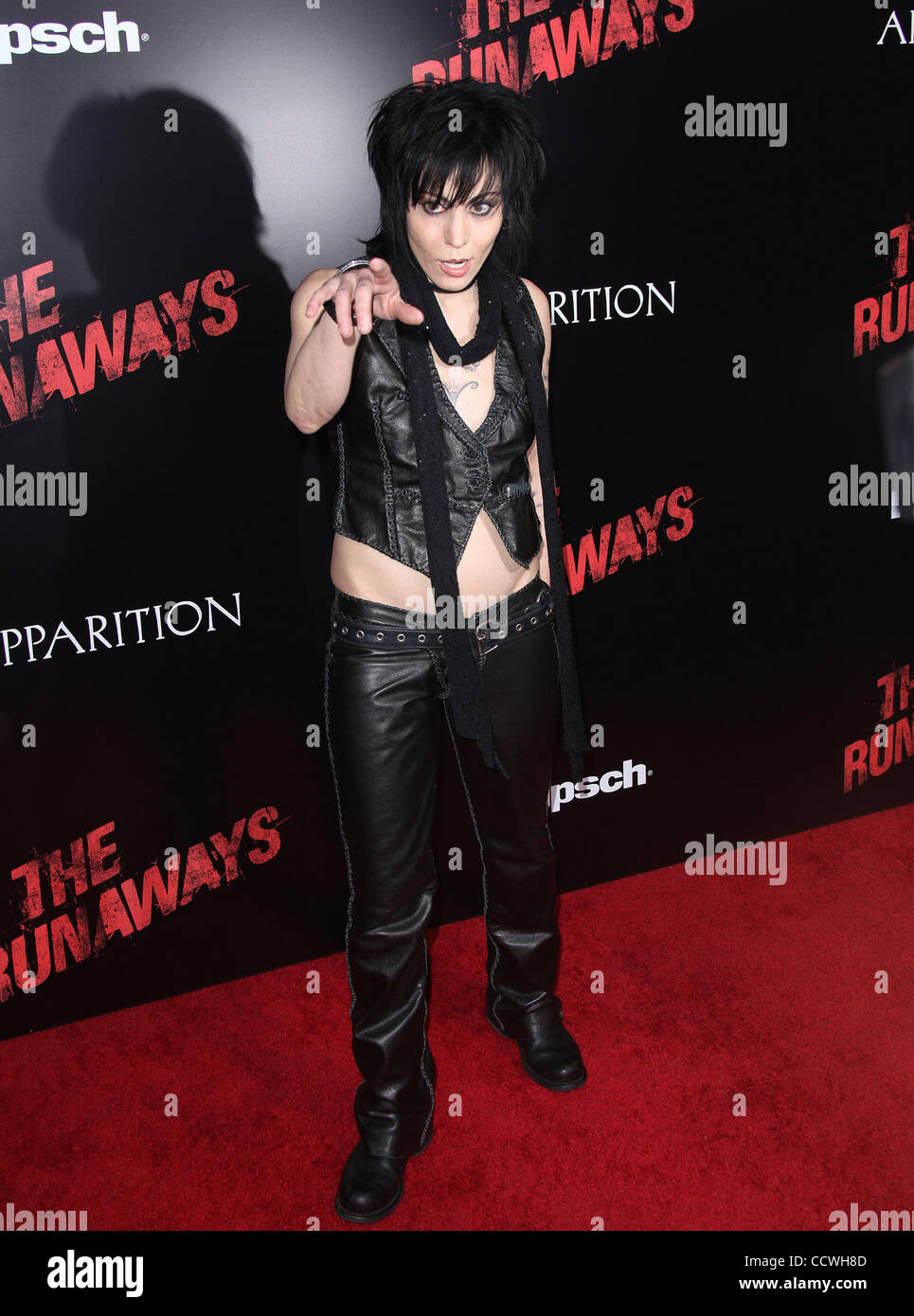 Mar 11, 2010 - Hollywood, California, USA - Musician JOAN JETT arriving ...
