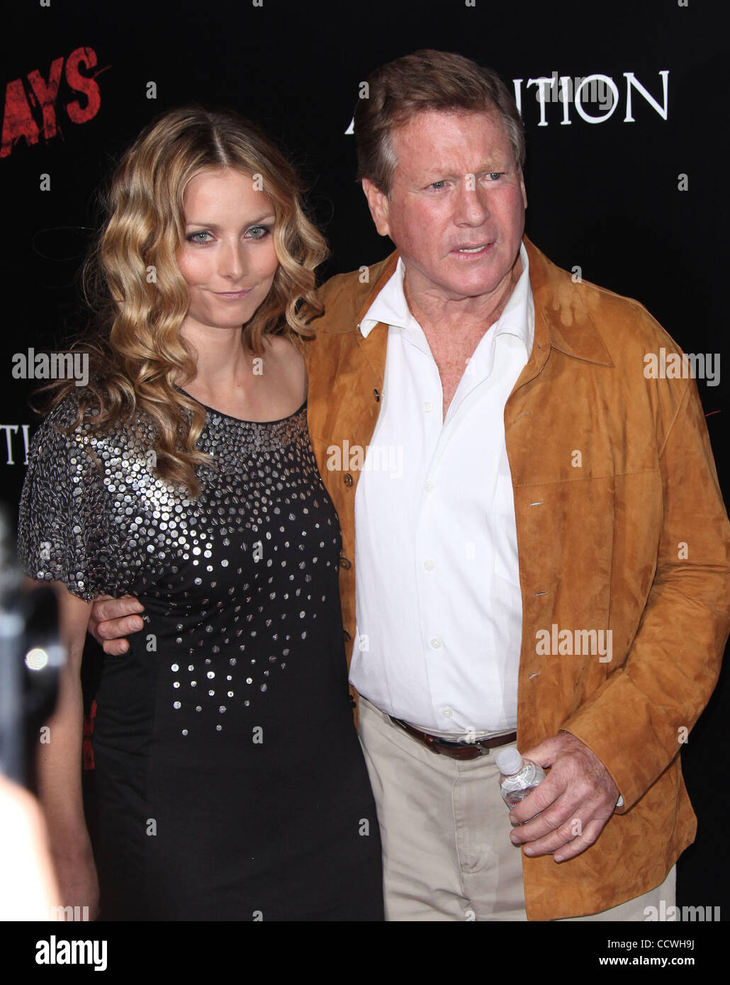 Mar 11, 2010 - Hollywood, California, USA - Actor RYAN O'NEAL & DATE ...