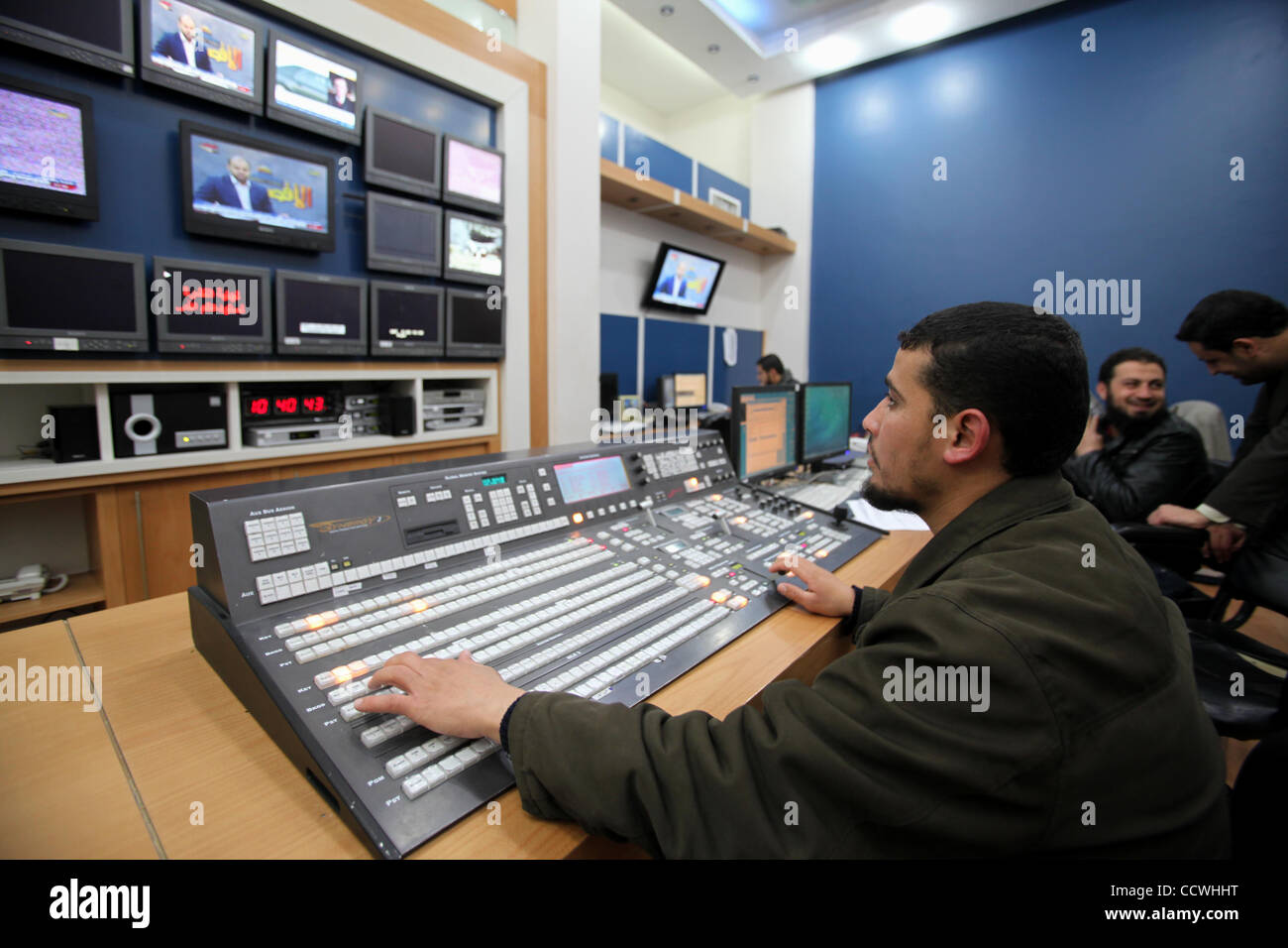 Mar 18, 2010 - Gaza City, Gaza Strip - Al-Aqsa Television employees ...