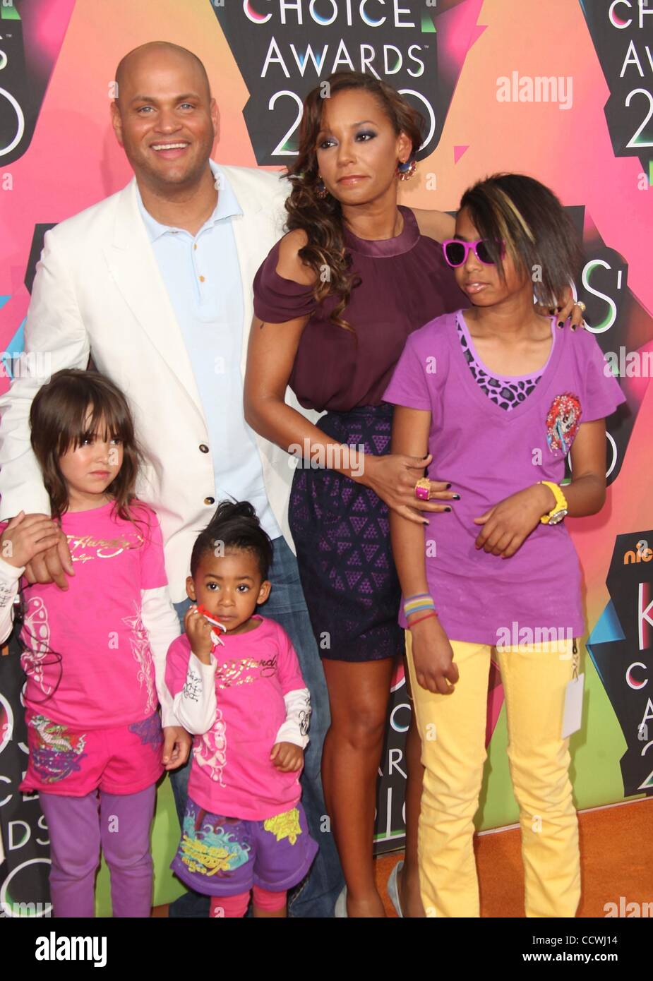 Mar 27, 2010 - Westwood, California, USA - MEL B & FAMILY arriving to ...