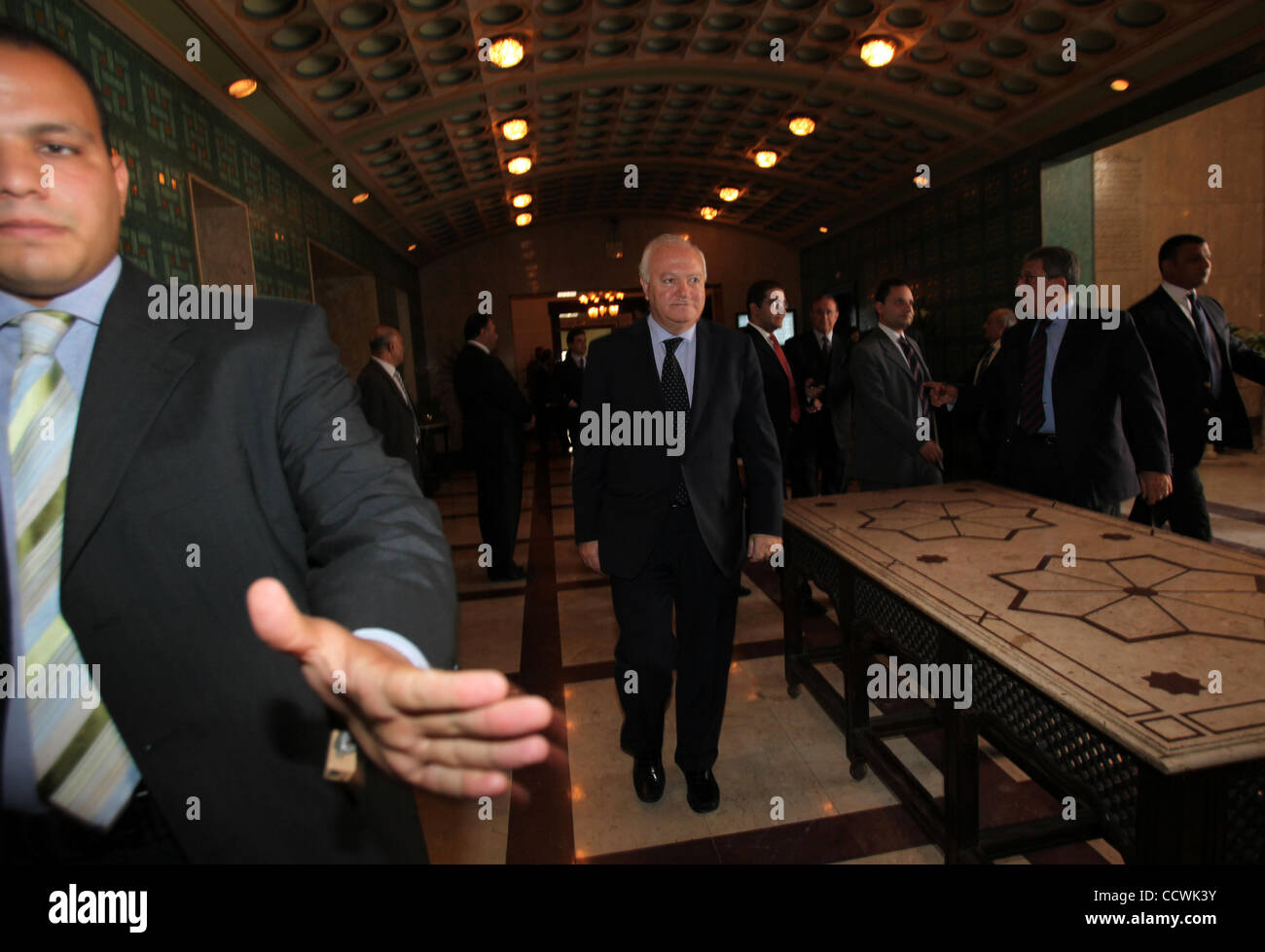 May 23, 2010 - Cairo, Egypt - Arab League General Secretary AMR MOUSSA ...