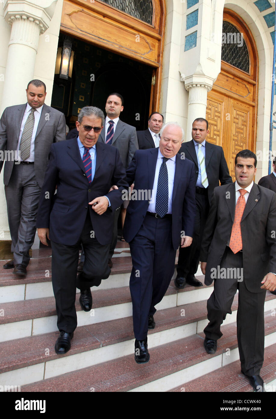 May 23, 2010 - Cairo, Egypt - Arab League General Secretary AMR MOUSSA ...