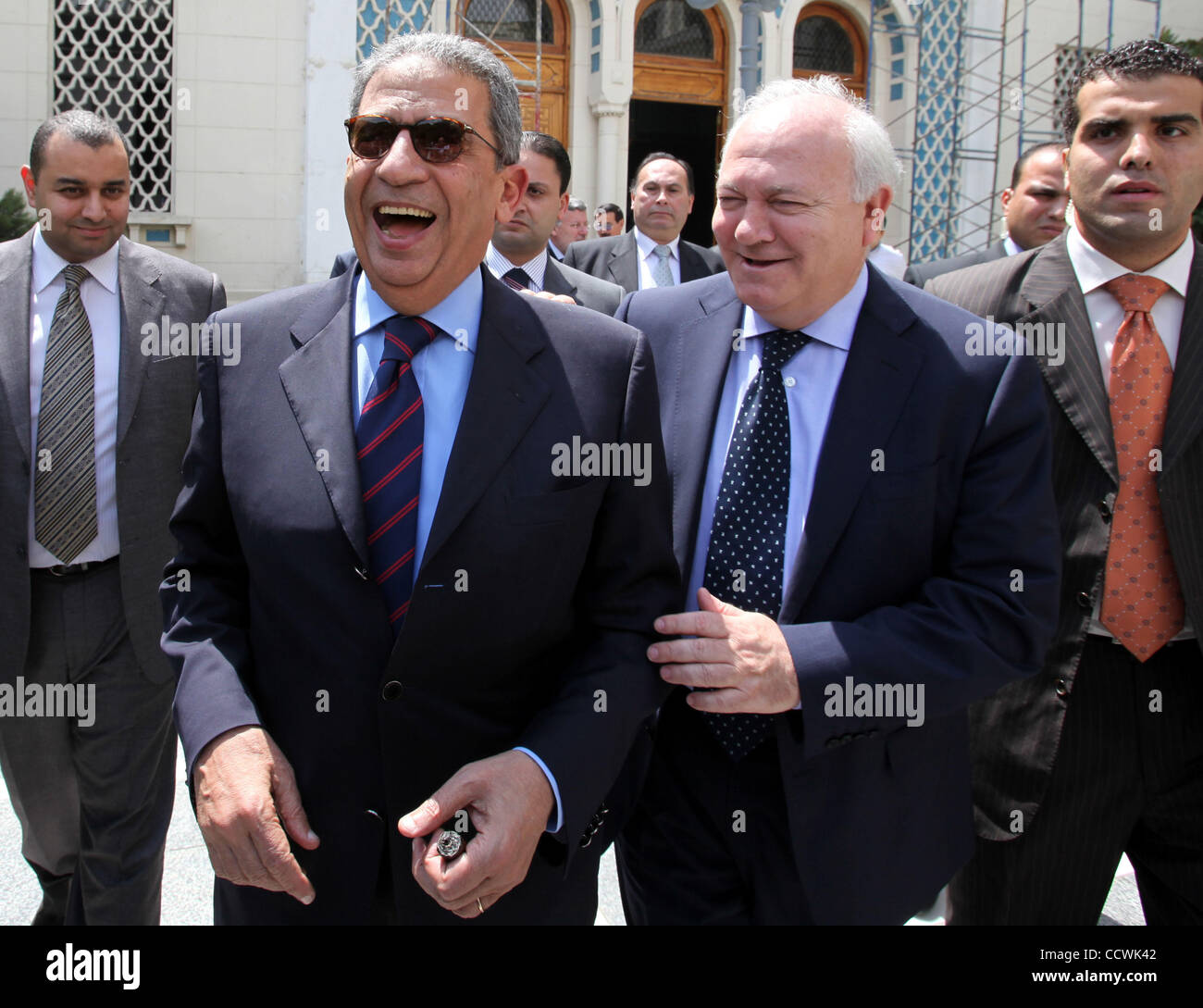 May 23, 2010 - Cairo, Egypt - Arab League General Secretary AMR MOUSSA ...