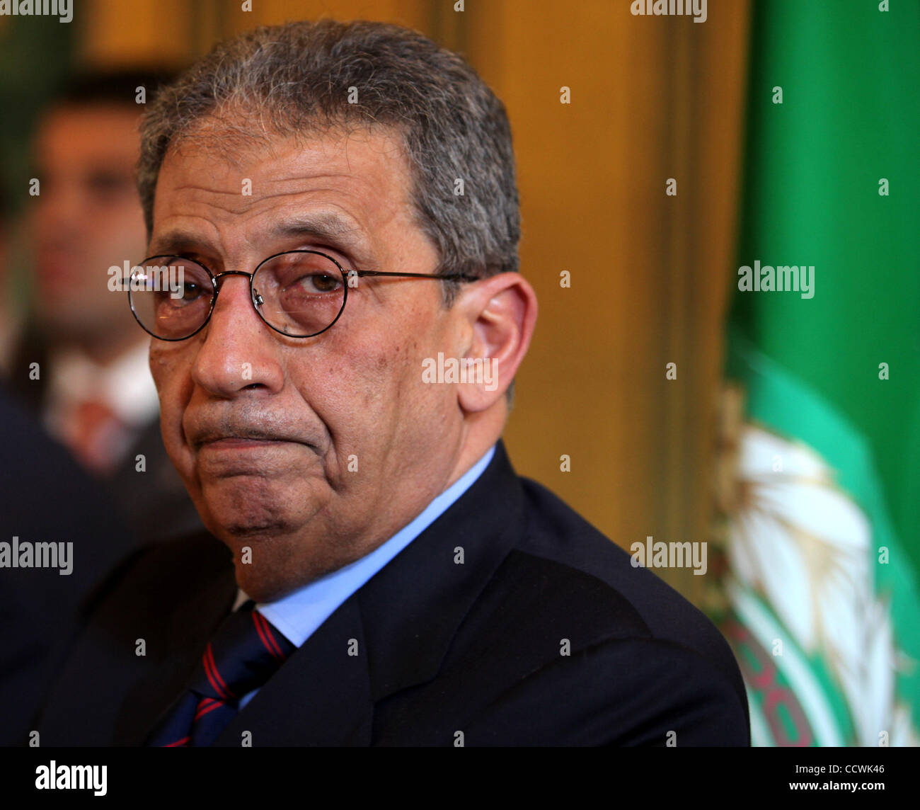 May 23, 2010 - Cairo, Egypt - Arab League General Secretary AMR MOUSSA ...