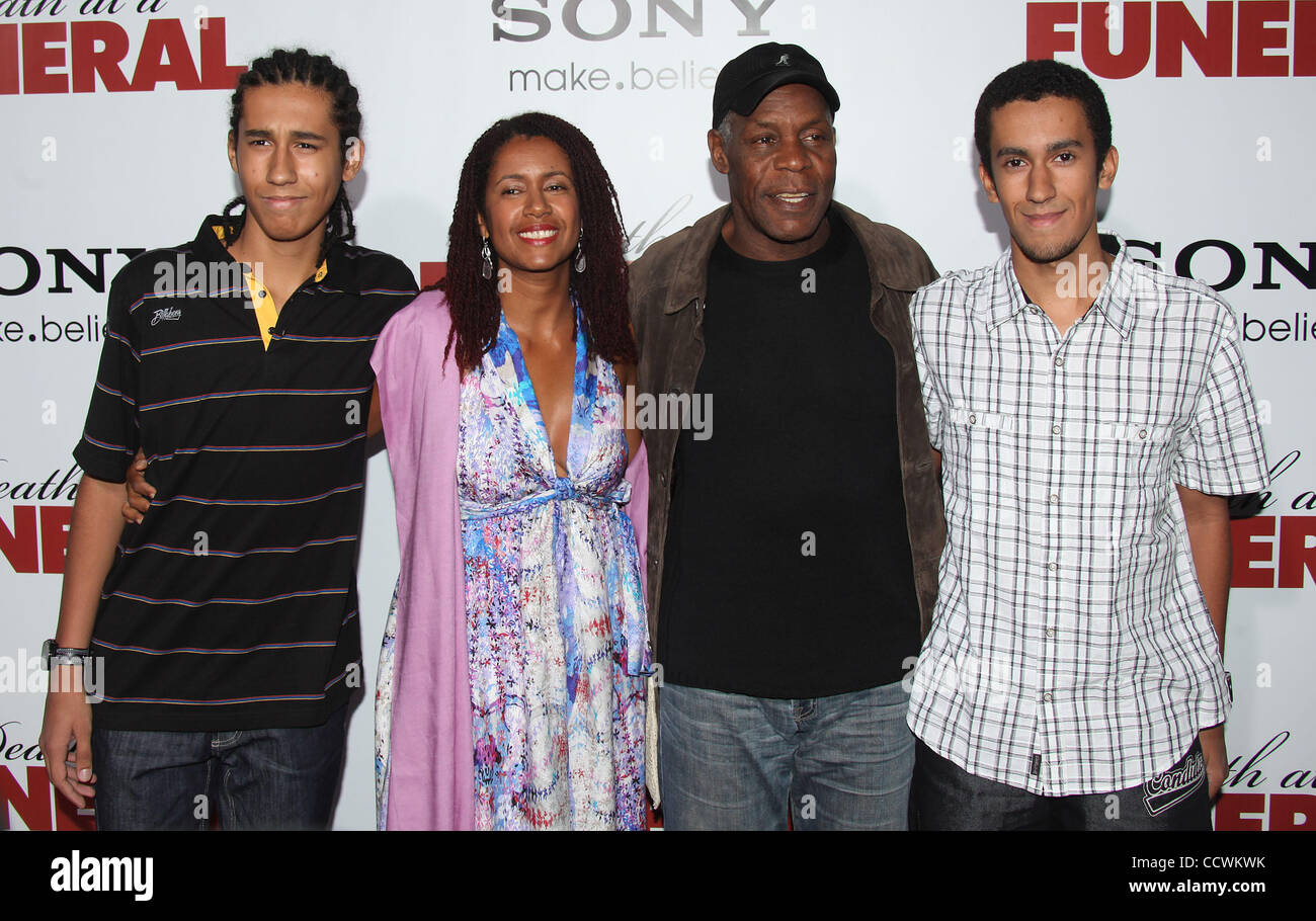 Apr 12, 2010 - Hollywood, California, USA - Actor Danny Glover & Family ...