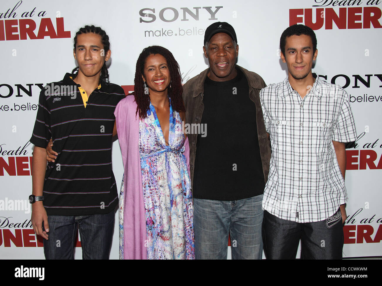 Apr 12, 2010 - Hollywood, California, USA - Actor Danny Glover & Family ...
