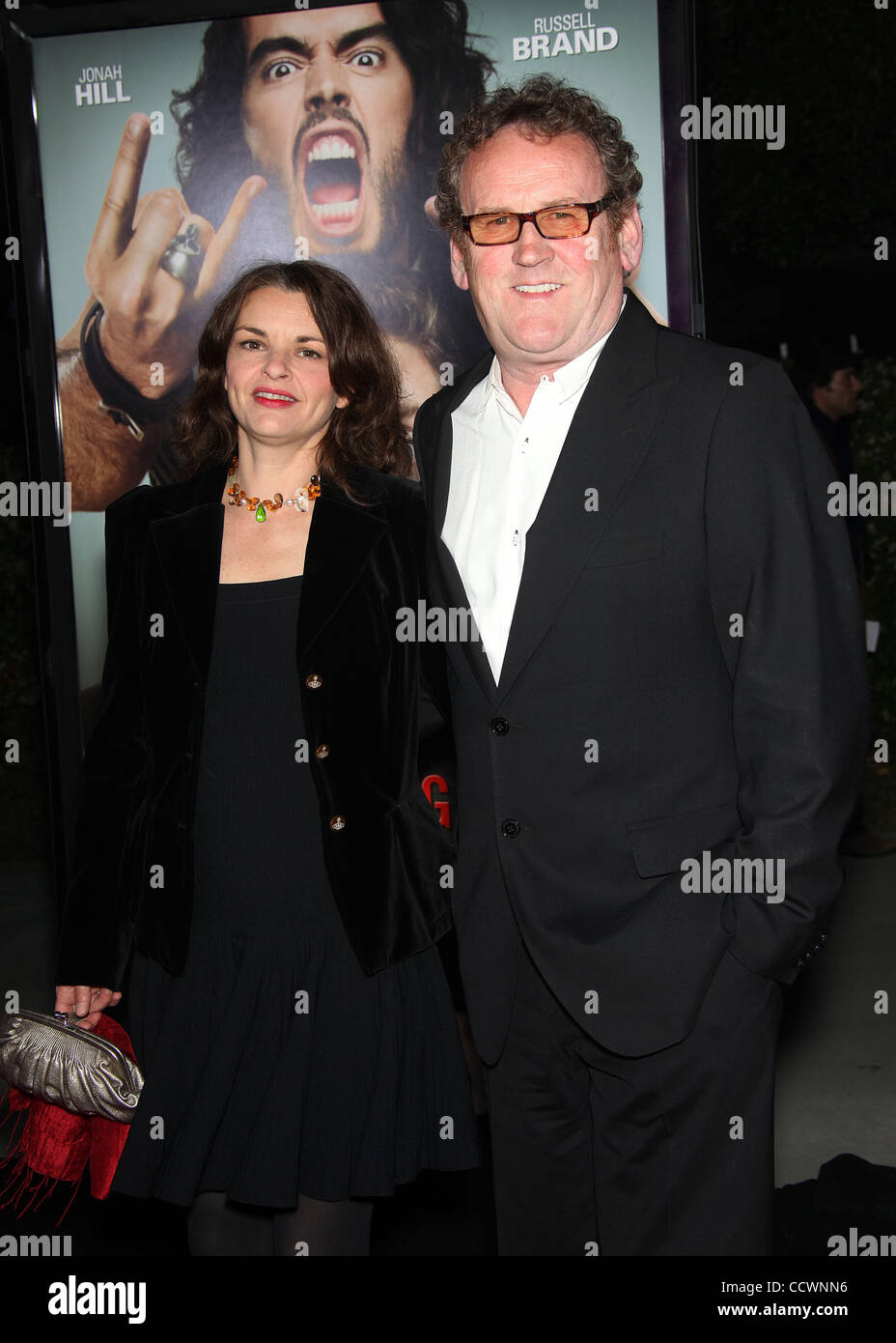 May 25, 2010 - Los Angeles, California, USA - Actor COLM MEANEY & Wife ...