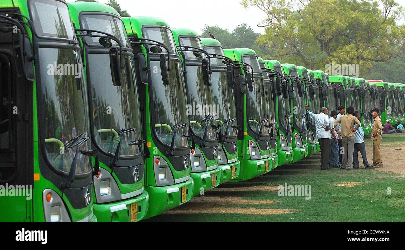 May 02, 2010 - Delhi, India - Commuting with buses currently includes ...