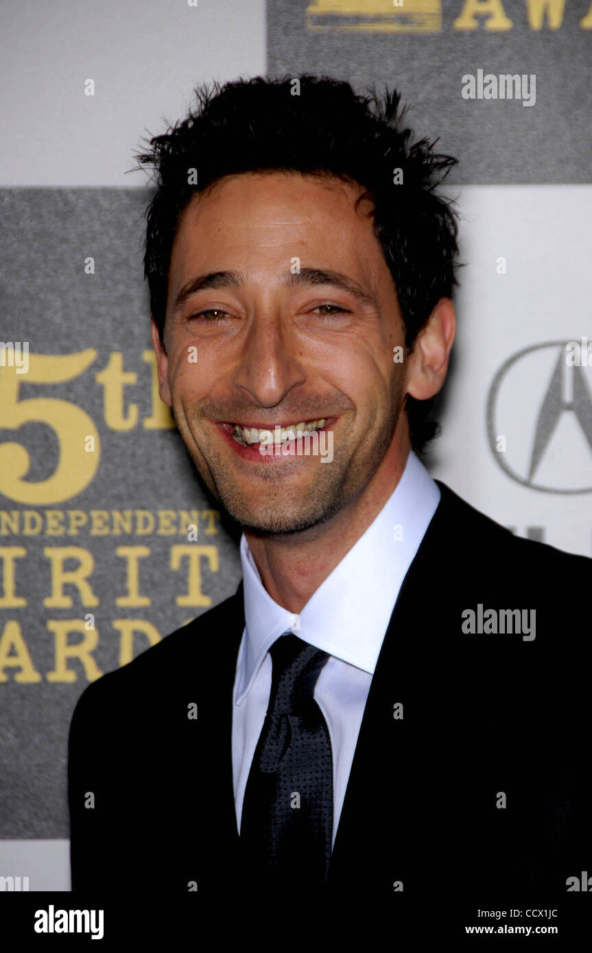 Mar. 05, 2010 - Hollywood, California, United States - Adrien Brody ...