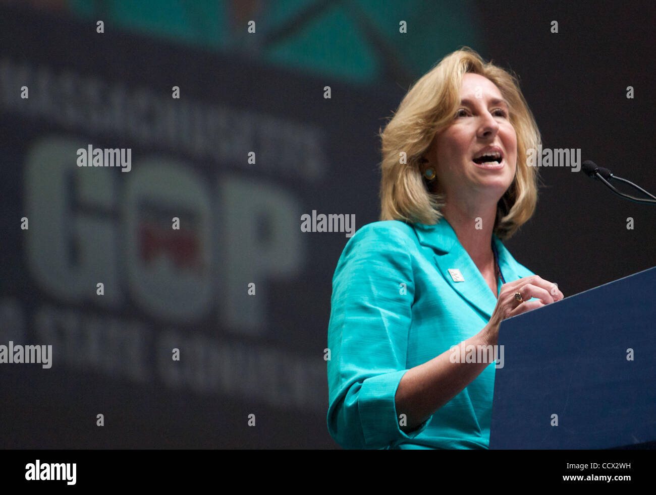 4/17/2010 -- WORCESTER, Mass. -- Former Lt. Governor Kerry Healey ...