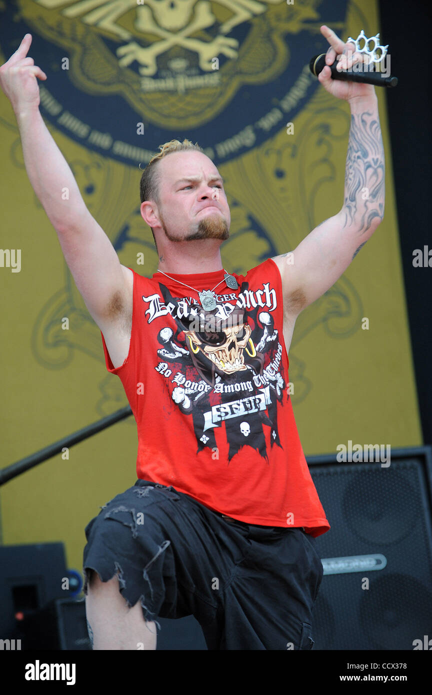 May 23, 2010 - Columbus, Ohio; USA - Singer IVAN GHOST MOODY of the ...