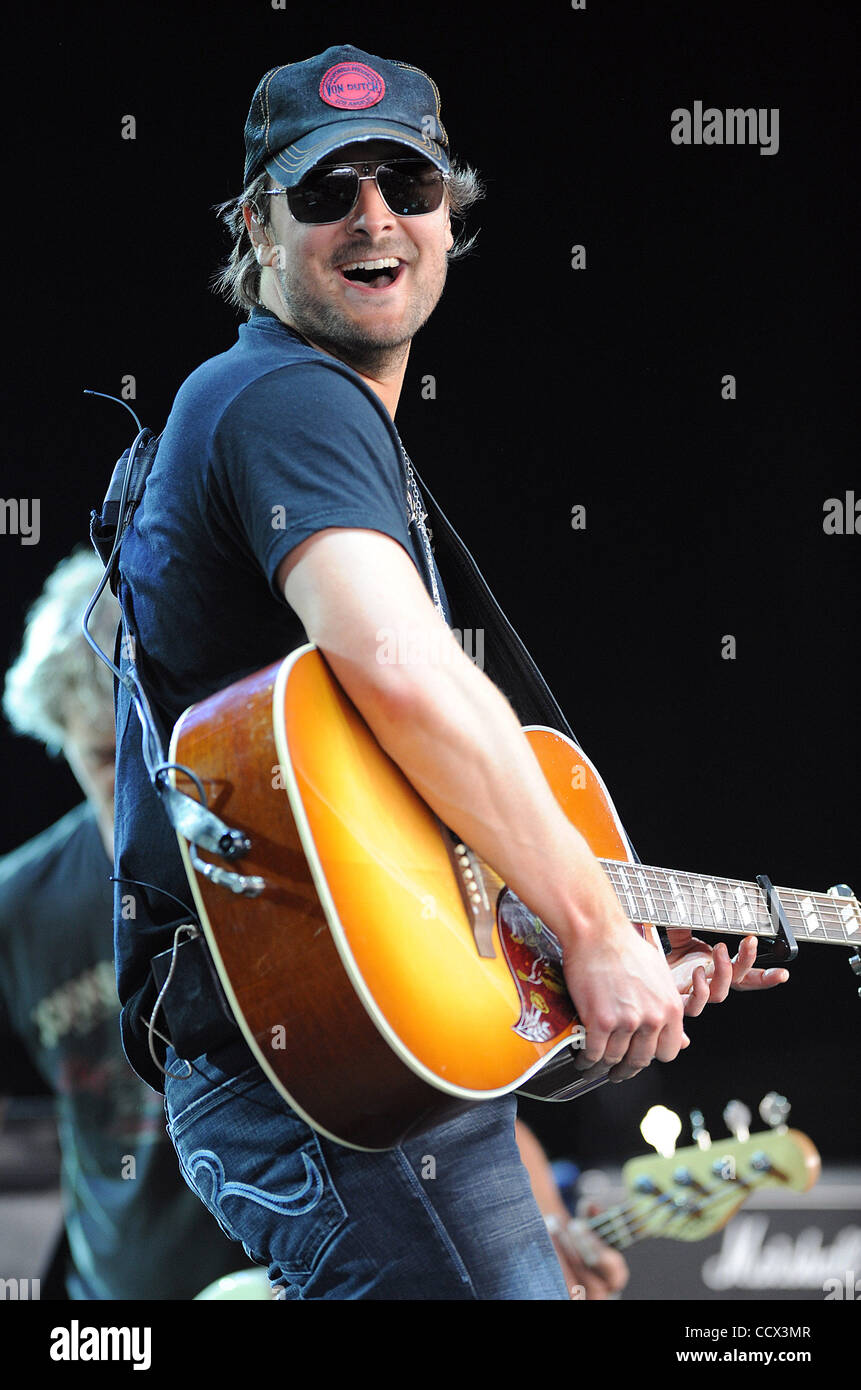 May 28, 2010 - Raleigh, North Carolina; USA - Singer / Guitarist ERIC ...