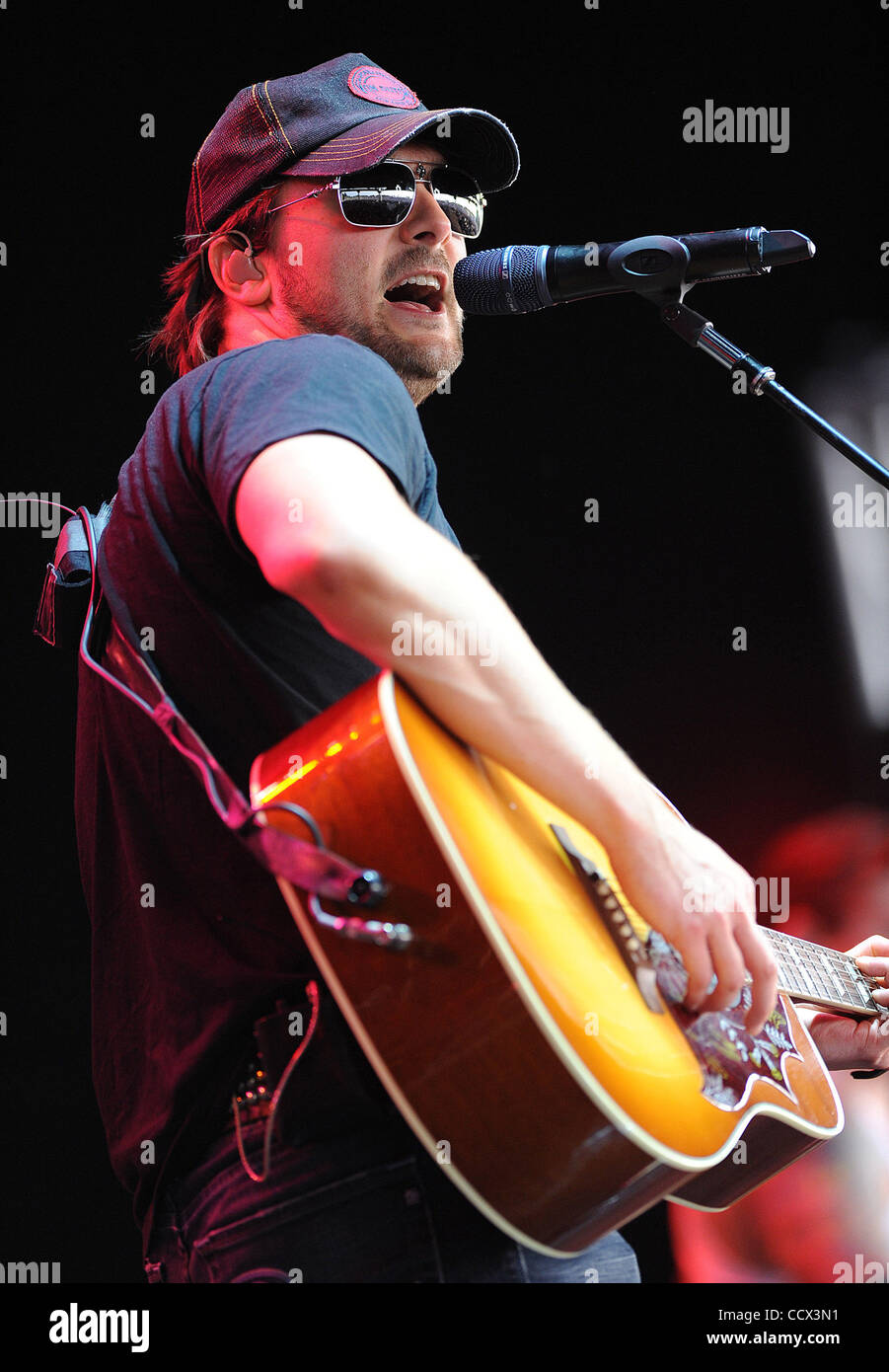 May 28, 2010 - Raleigh, North Carolina; USA - Singer / Guitarist ERIC ...
