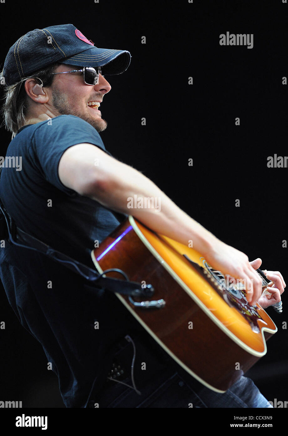 May 28, 2010 - Raleigh, North Carolina; USA - Singer / Guitarist ERIC ...
