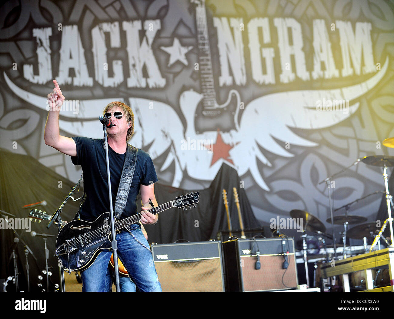 May 28, 2010 - Raleigh, North Carolina; USA - Singer / Guitarist JACK ...