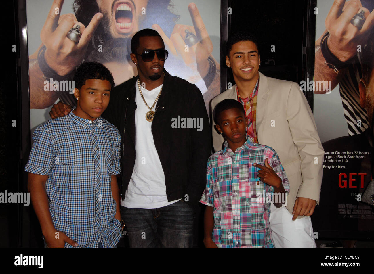 May 25, 2010 - Los Angeles, California, U.S. - SEAN COMBS, FAMILY ...