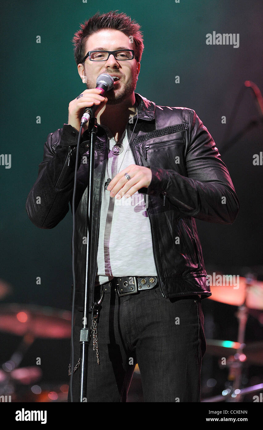 Mar 21, 2010 - Hampton, Virginia; USA - Singer DANNY GOKEY performs ...