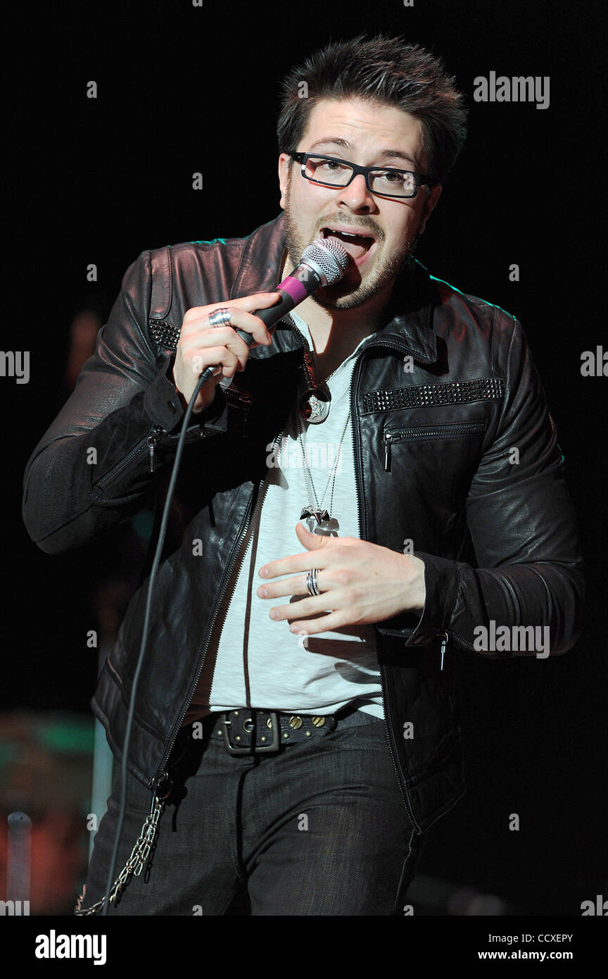Mar 21, 2010 - Hampton, Virginia; USA - Singer DANNY GOKEY performs ...