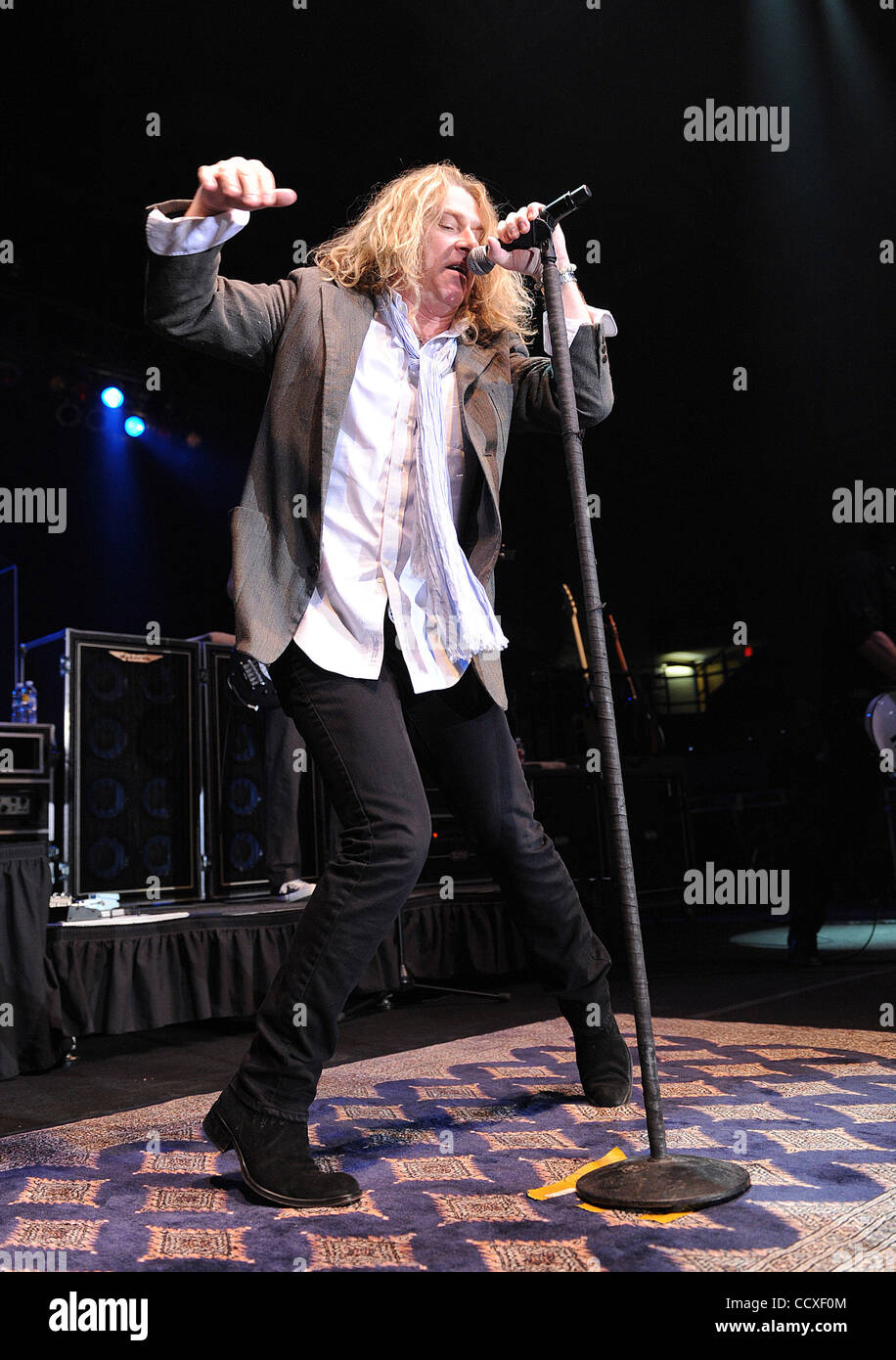 Apr 8, 2010 - Wilmington, North Carolina; USA - Singer ED ROLAND of the ...