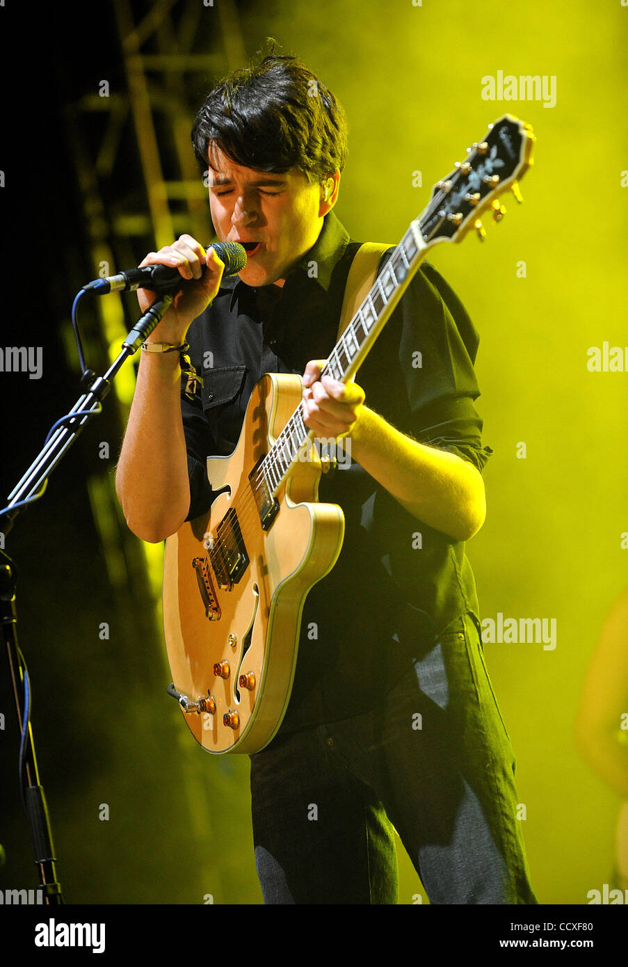 Apr 16, 2010 - Indio, California; USA - Singer / Guitarist EZRA KOENIG ...