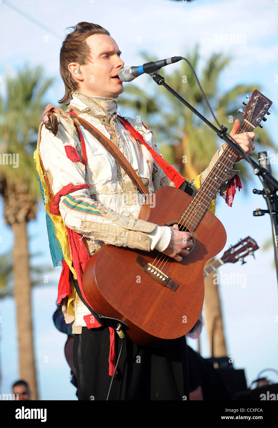 Apr 18, 2010 - Indio, California; USA - Singer JON POR BIRGISSON of the ...
