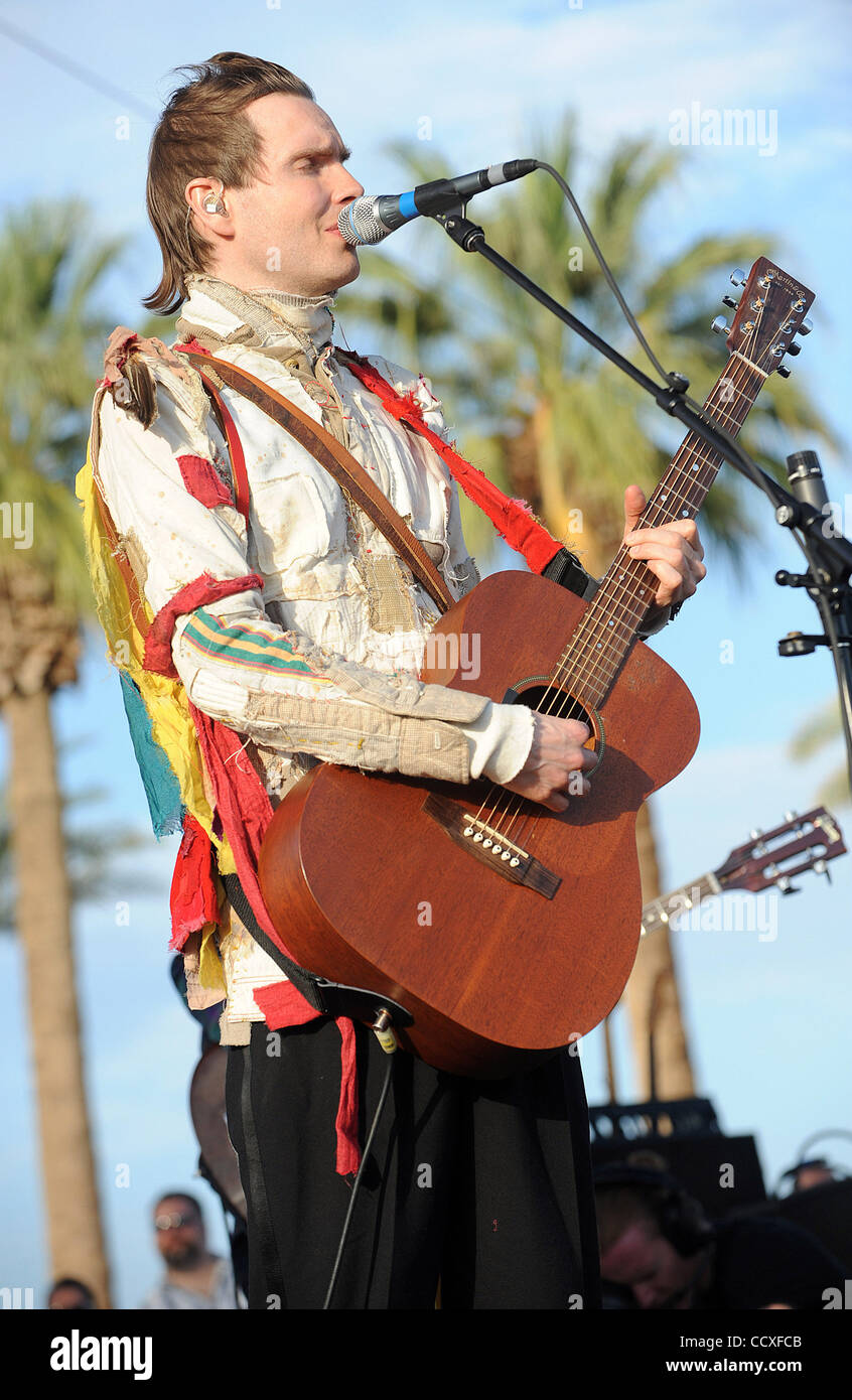 Apr 18, 2010 - Indio, California; USA - Singer JON POR BIRGISSON of the ...