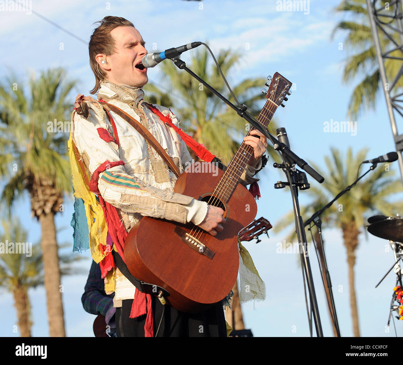 Apr 18, 2010 - Indio, California; USA - Singer JON POR BIRGISSON of the ...